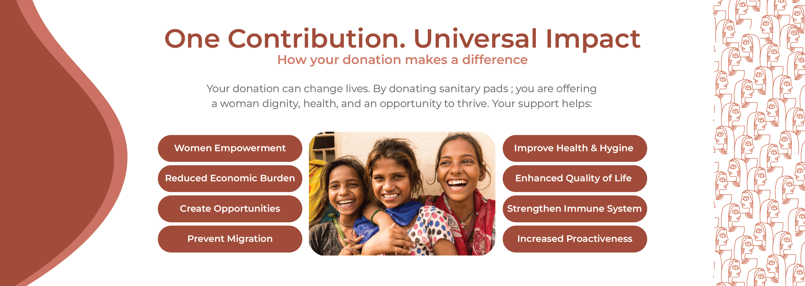 Donate Sanitary Pads - Support Menstrual Hygiene